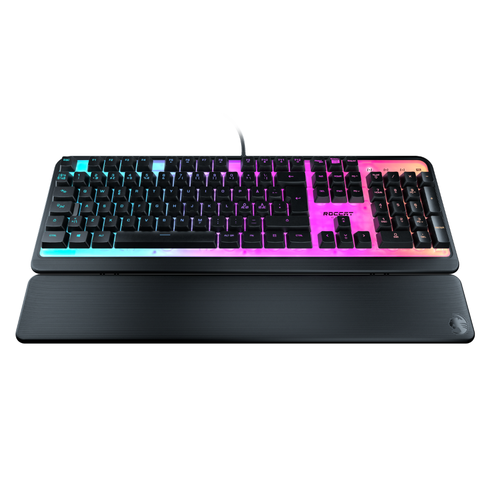 Roccat Magma RGB lyklaborð með armhvílu