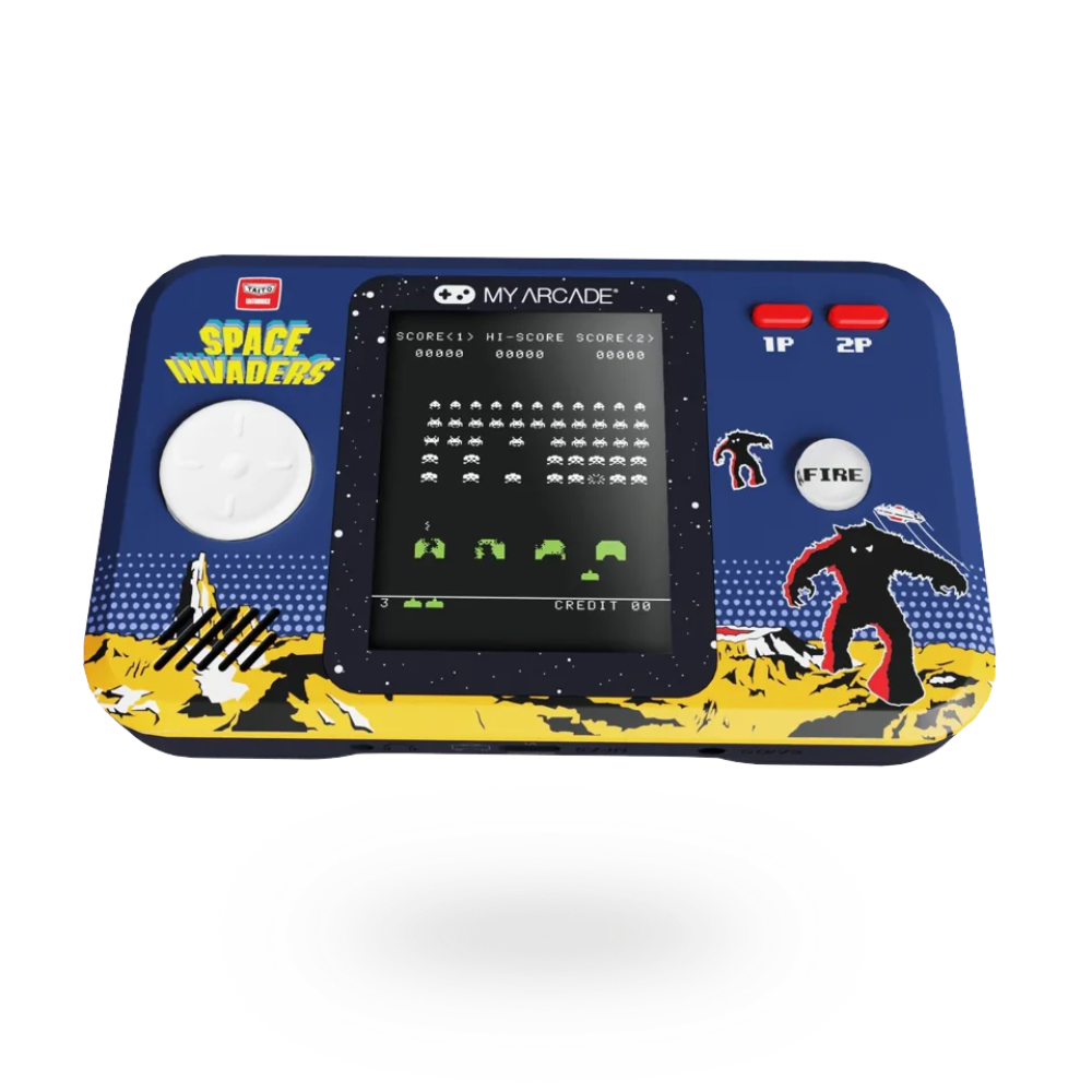 MY ARCADE Space Invaders Pocket Player Pro handleikjatölva