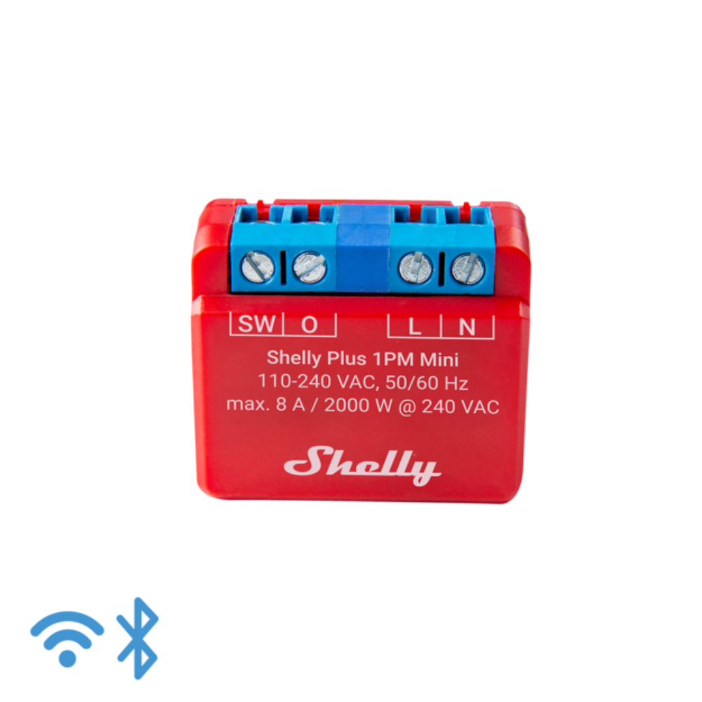 Shelly Plus 1PM Mini Wi-Fi/Bluetooth 8A rofi