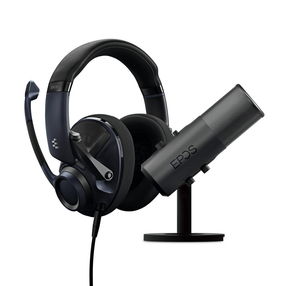 EPOS H6PRO Bundle Open leikjaheyrnartól + B20 Streaming hljóðnemi, Sebring