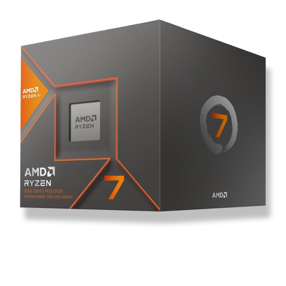 AMD Ryzen 7 8700G 8 kjarna AI örgjörvi með M780 GPU, Retail með viftu