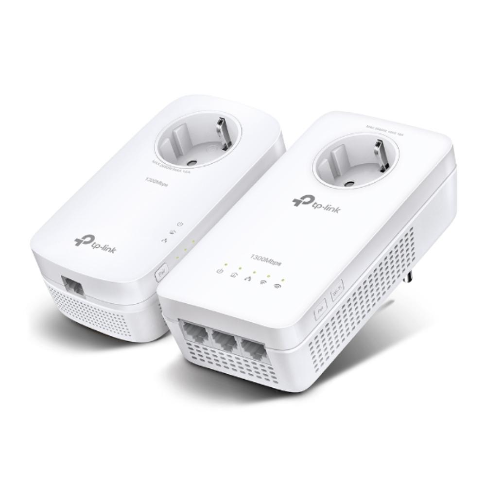 TP Link 1300Mbps WiFi Powerline þráðlaust sett og RJ-45 yfir rafmagn